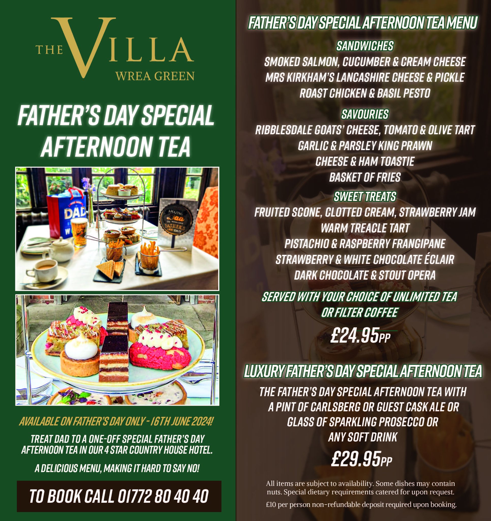 Events - The Villa Wrea Green : The Villa Wrea Green